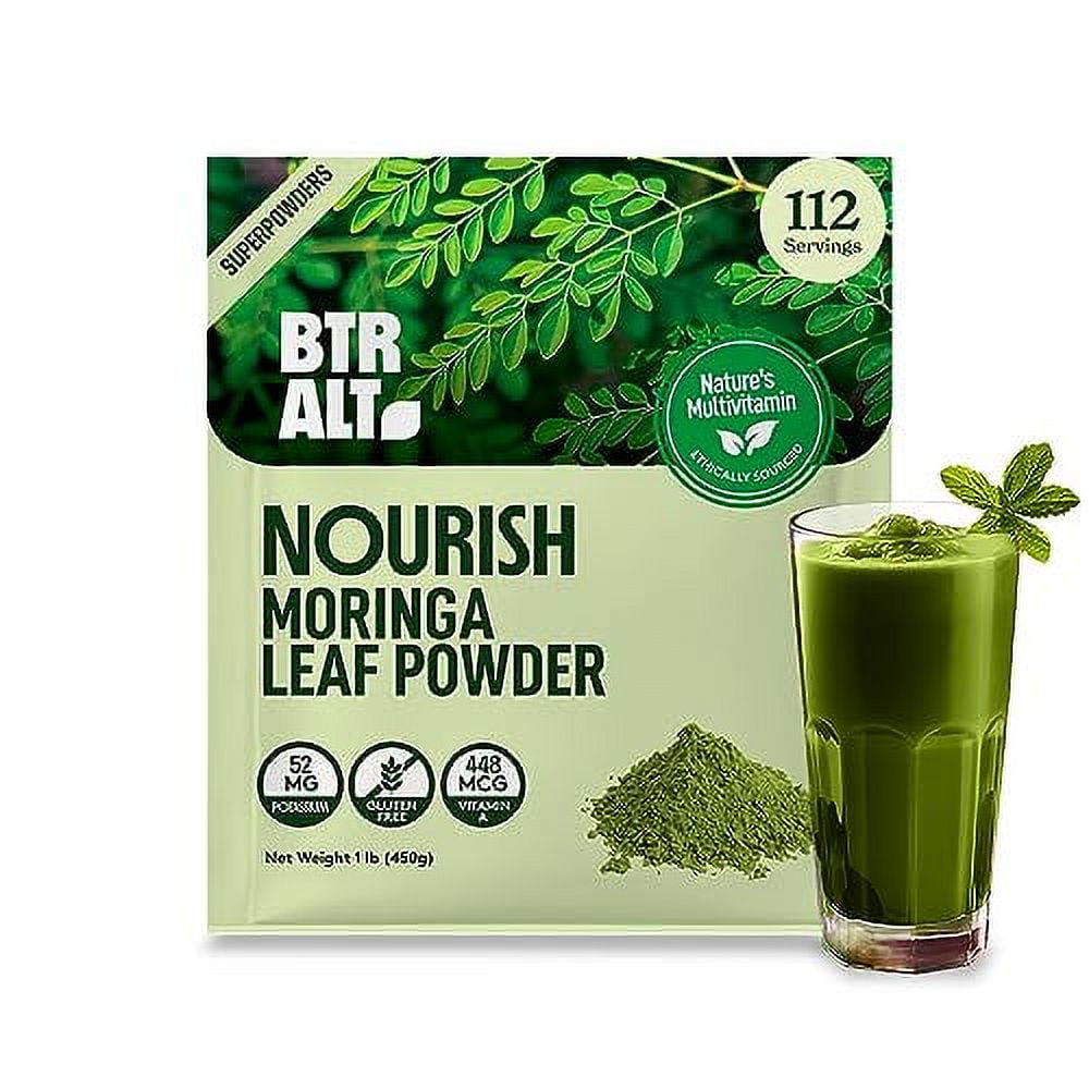 Better Alt Moringa Powder (1lb) | Make Moringa Tea, Smoothies & Recipes ...