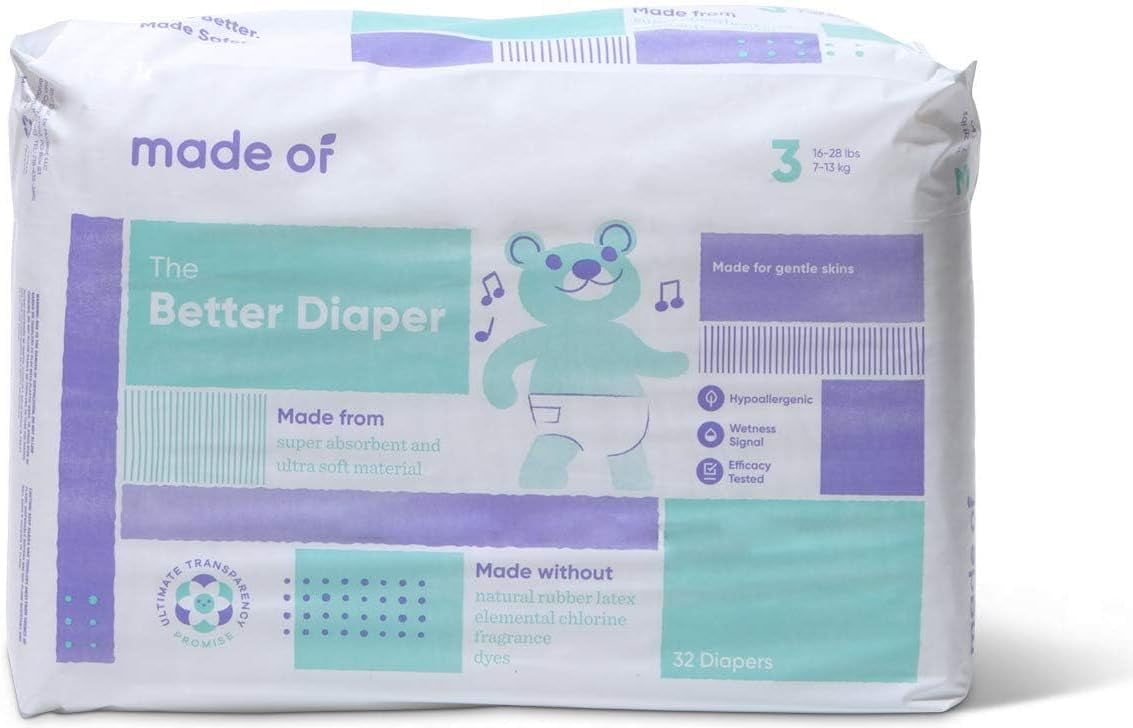 The Better Baby Diapers - Hypoallergenic Diapers for Sensitive Skin ...