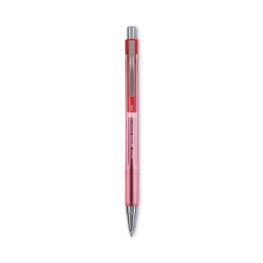 Easytouch Ballpoint Pen, Retractable, Fine 0.7 Mm, Red Ink, Clear ...