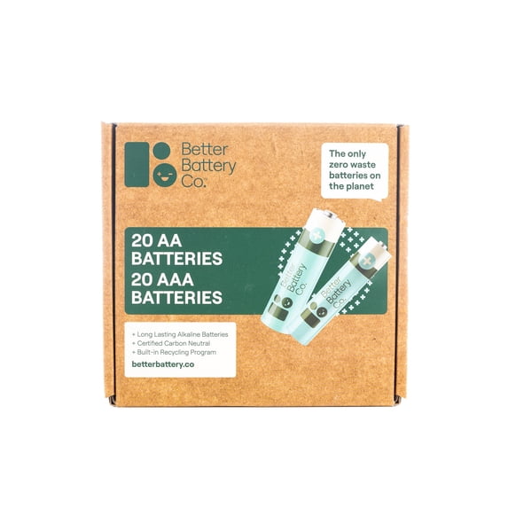 Better Battery Co. AA & AAA Batteries Combo Pack, 40-ct - Walmart.com