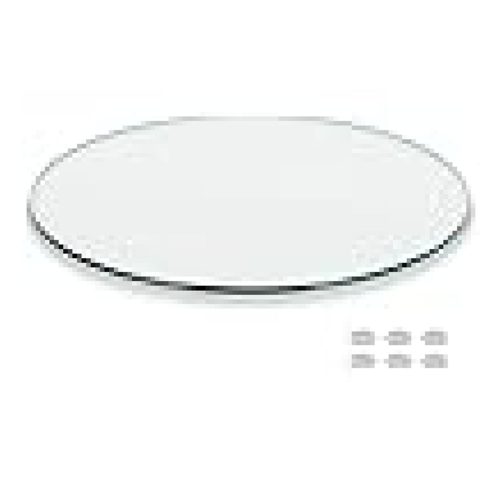 Better Bevel 12" Inch Round Glass Table Top | Tempered Glass Protector ...