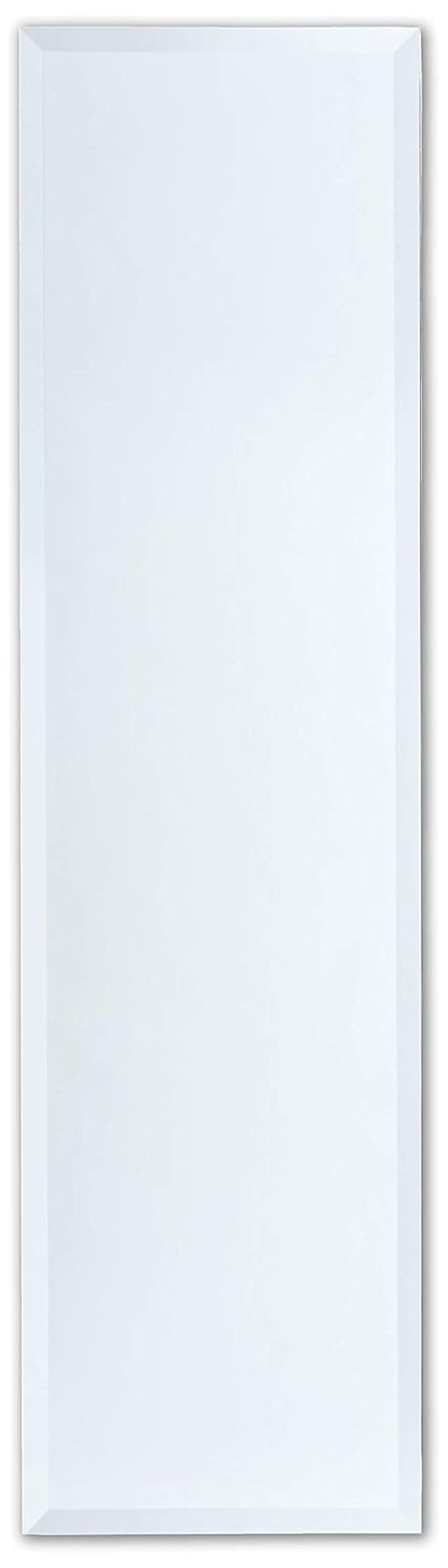 Better Bevel 12" x " Frameless Full-Length Rectangle Mirror | 1 ...