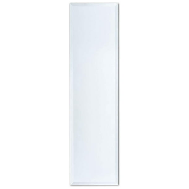 Better Bevel 12" x " Frameless Full-Length Rectangle Mirror | 1 ...