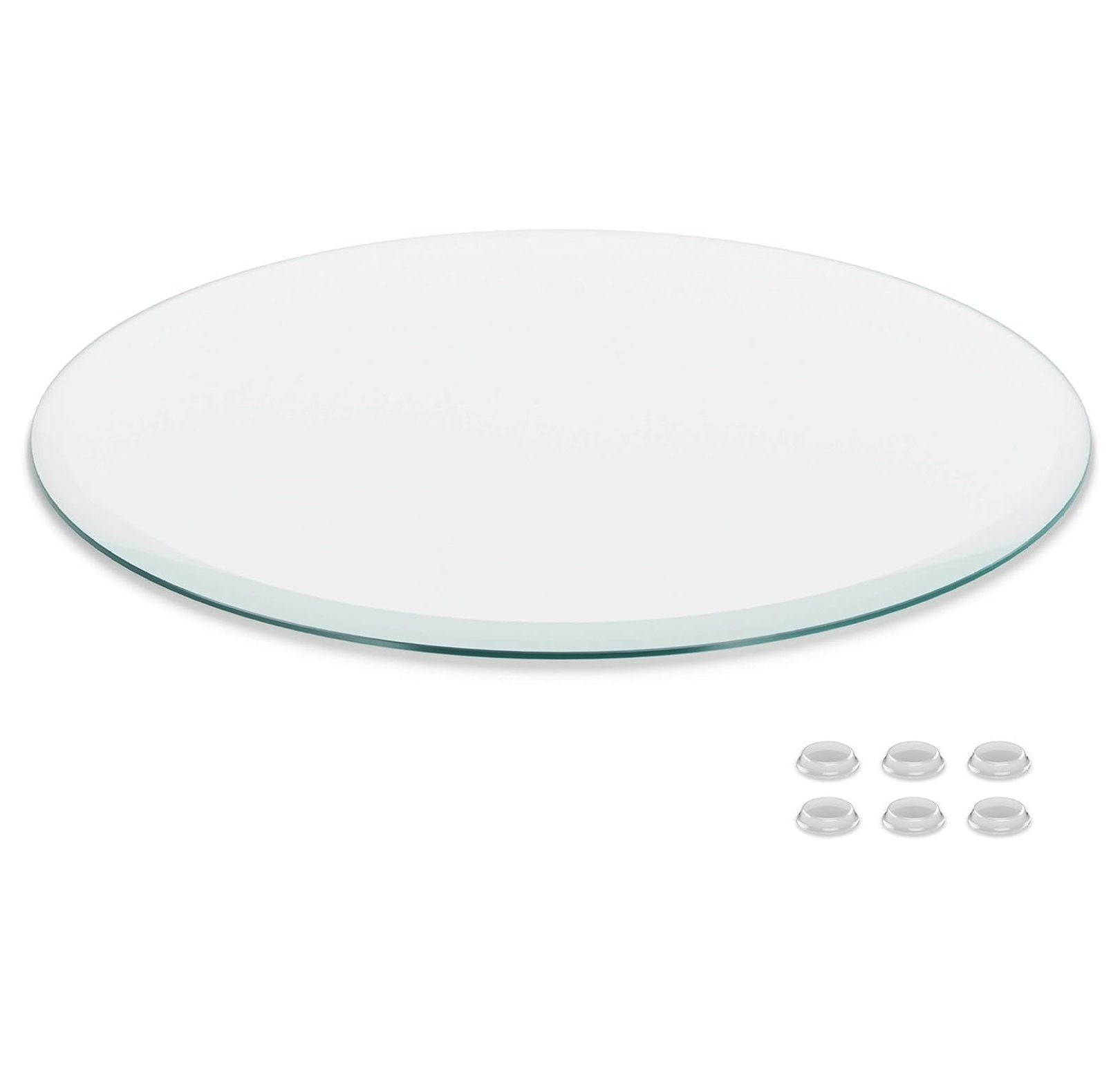 Better Bevel 20" Inch Round Glass Table Top | Tempered Glass Protector ...