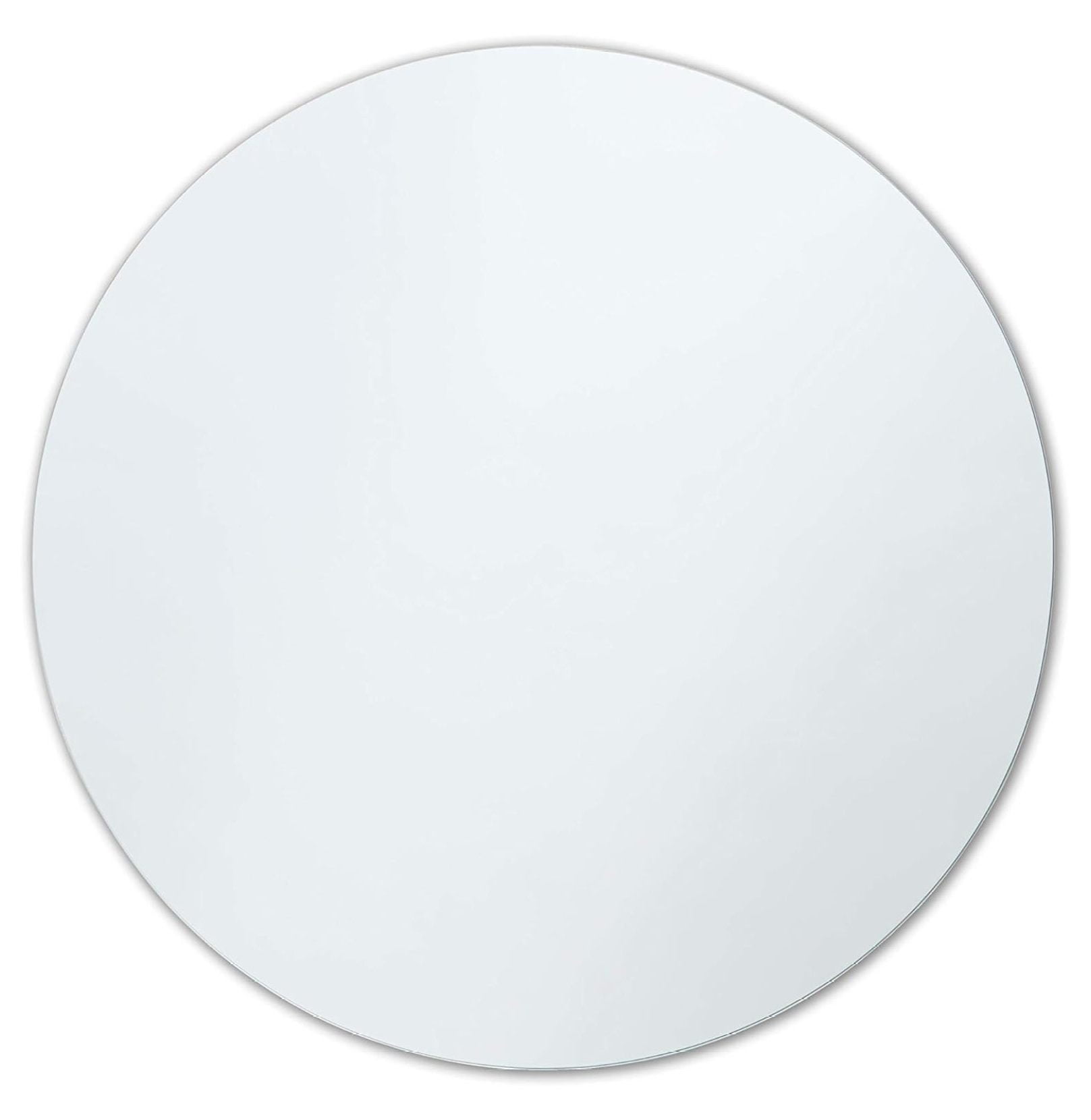Better Bevel 24" x 24" Frameless Round Mirror | Polished Edge - Walmart.com