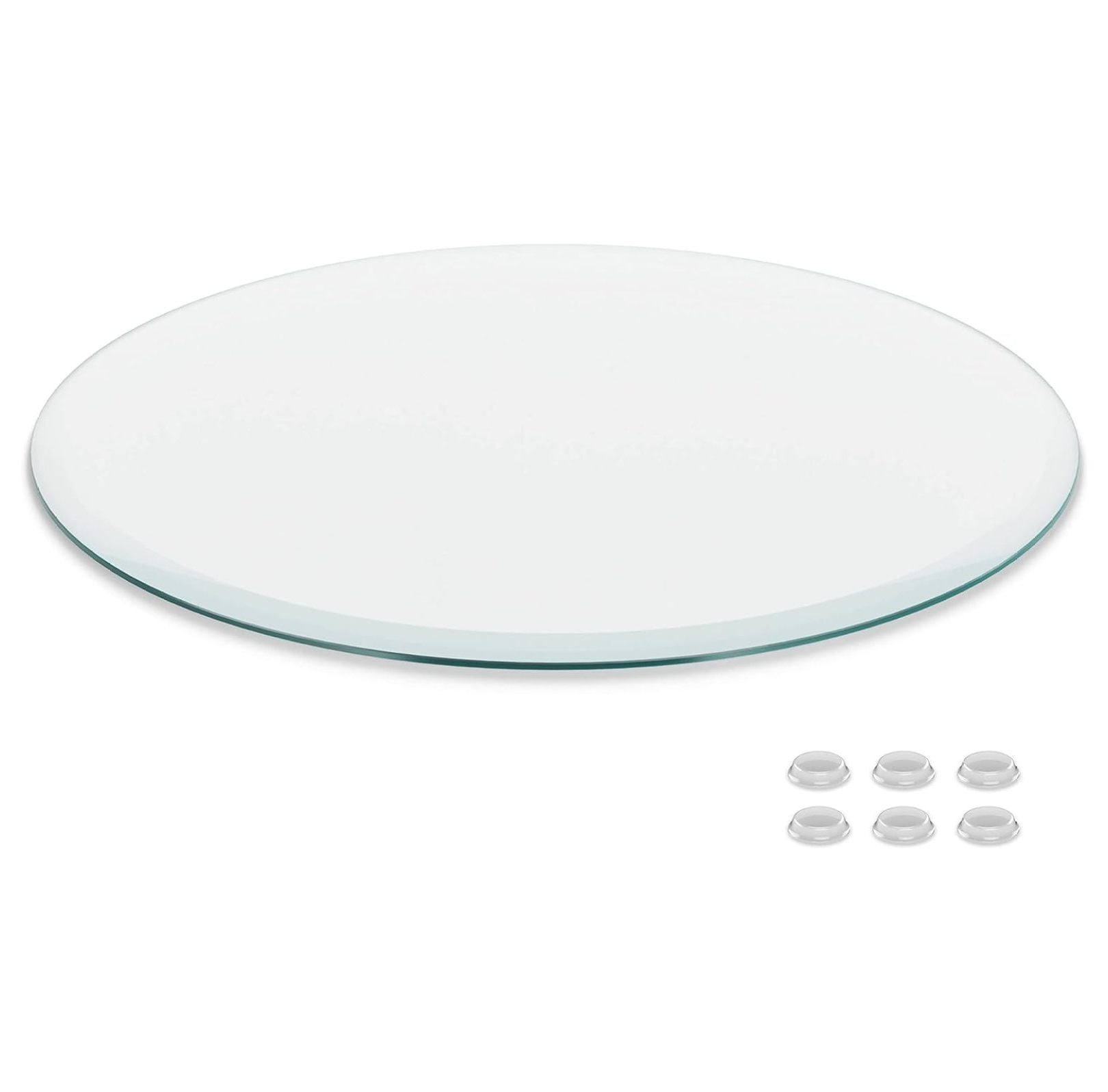 Better Bevel 28" Inch Round Glass Table Top | Tempered Glass Protector ...