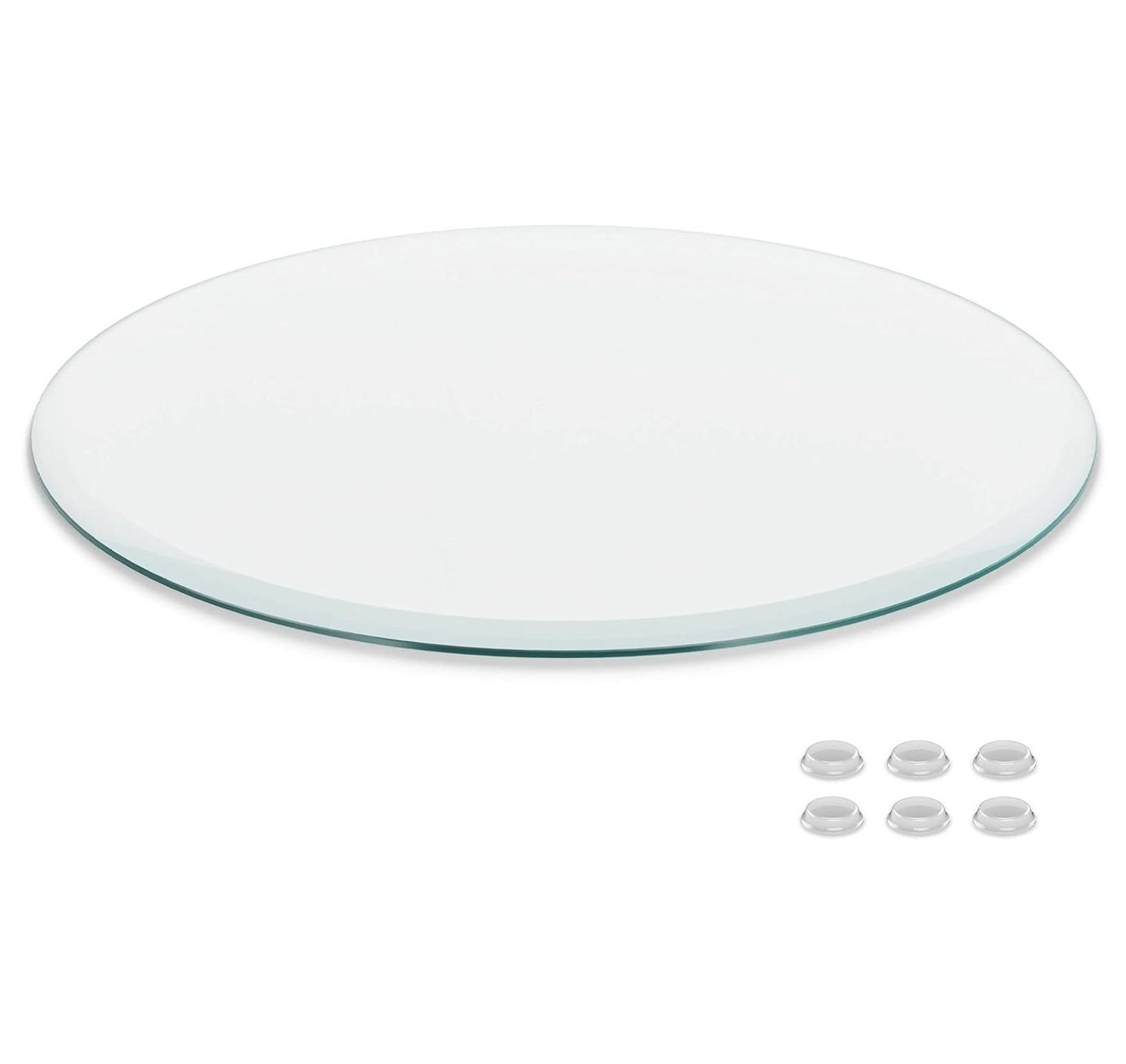 Better Bevel 30" Inch Round Glass Table Top | Tempered Glass Protector ...