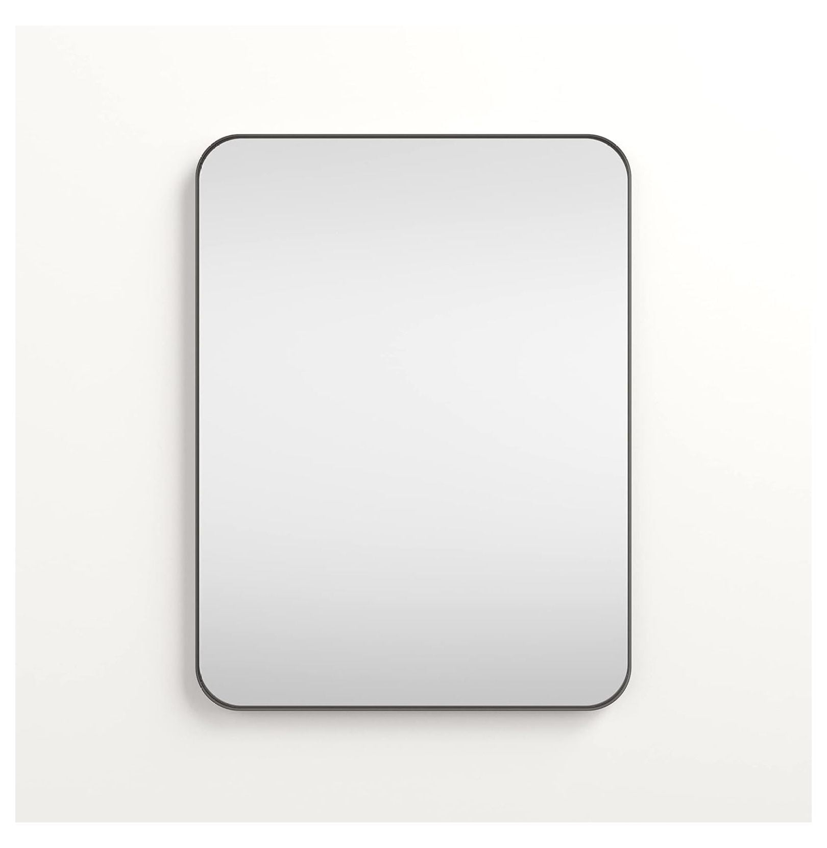 Better Bevel 30" x 40" Bronze Metal Framed Mirror | Rectangle Bathroom ...