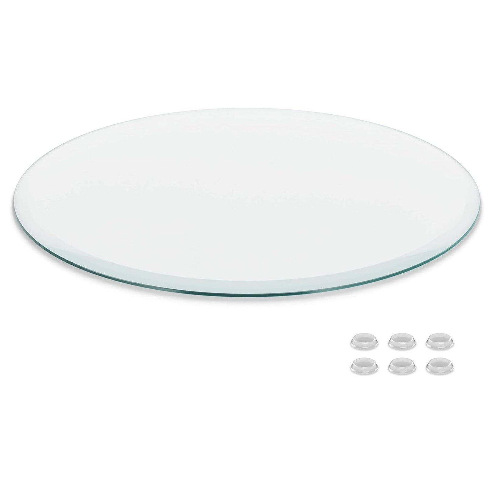 Better Bevel 36" Inch Round Glass Table Top | Tempered Glass Protector ...