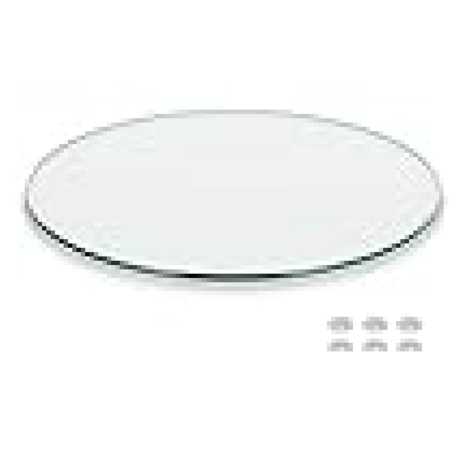 Better Bevel 36" Inch Round Glass Table Top | Tempered Glass Protector ...