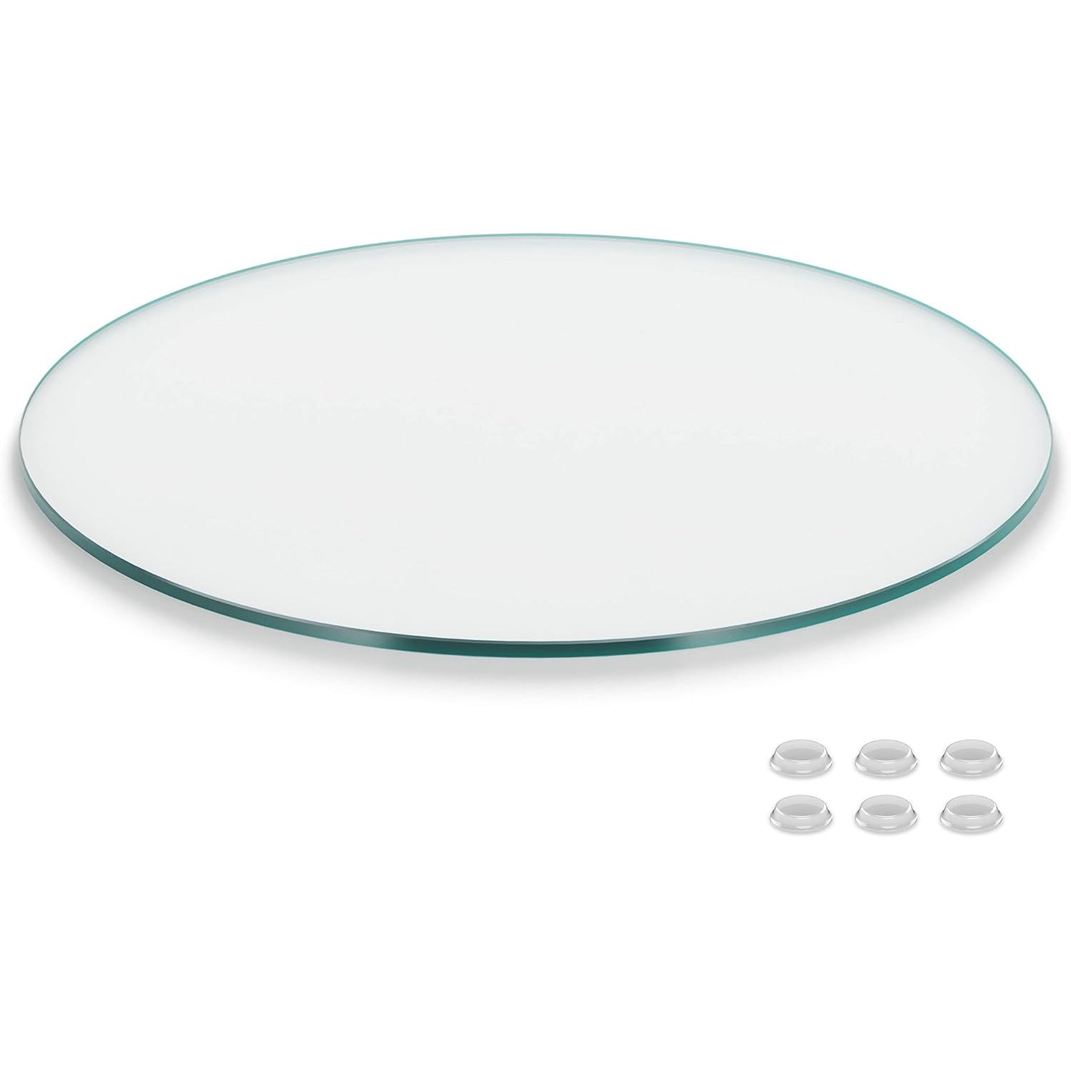 Better Bevel 36" Inch Round Glass Table Top | Tempered Glass Protector ...