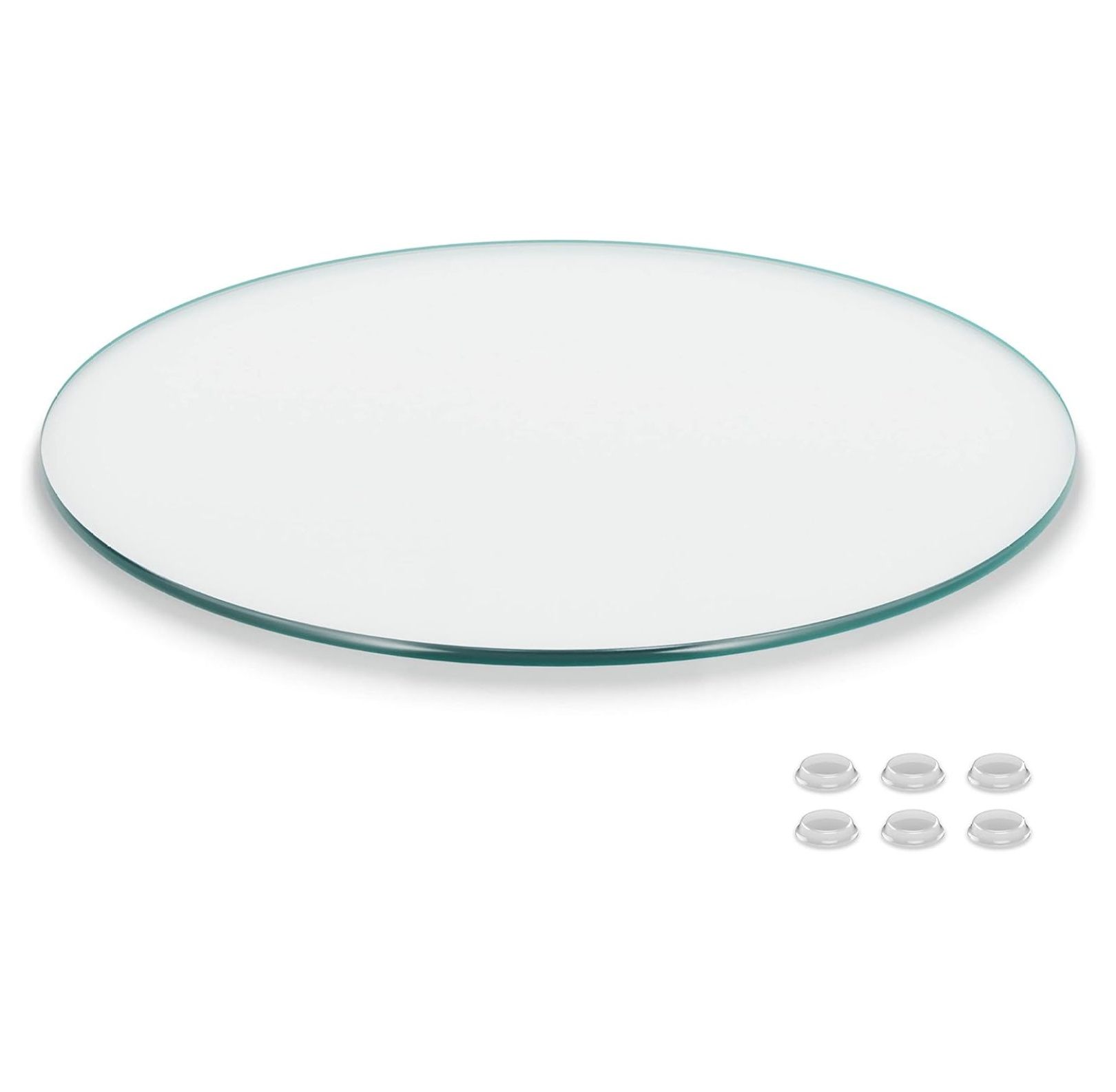 Better Bevel 42" Inch Round Glass Table Top | Tempered Glass Protector ...