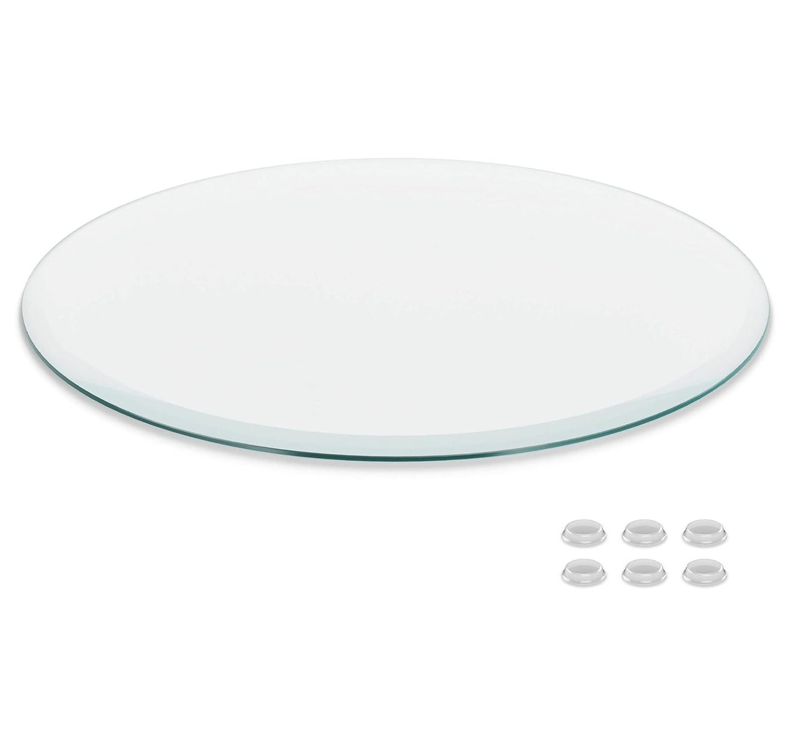 Better Bevel 42" Inch Round Glass Table Top | Tempered Glass Protector ...