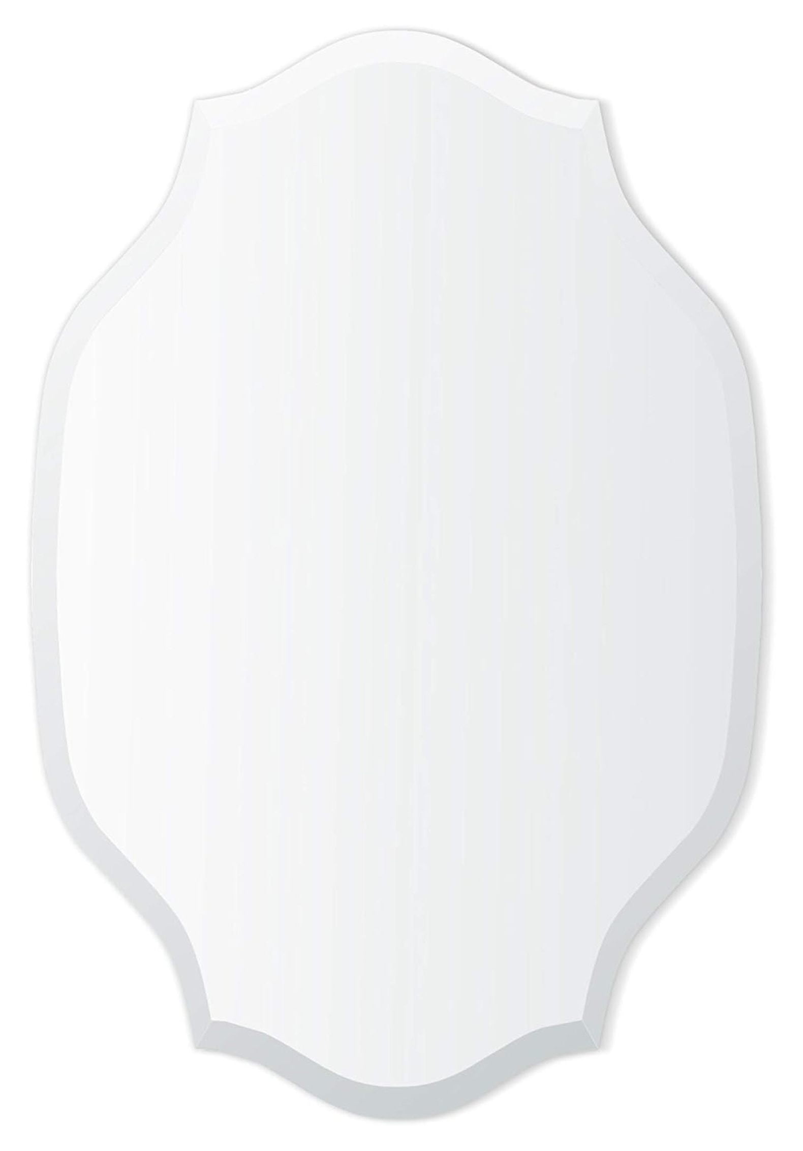 Better Bevel Frameless Oval Mirror | 24" x 36" Bathroom Wall Mirror w ...