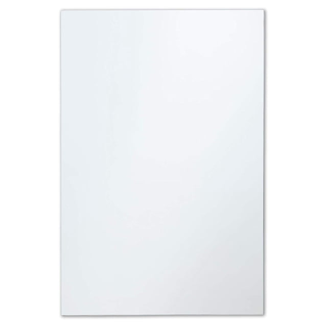 Better Bevel Frameless Rectangle Mirror, 16" x 24" Bathroom Wall Mirror ...