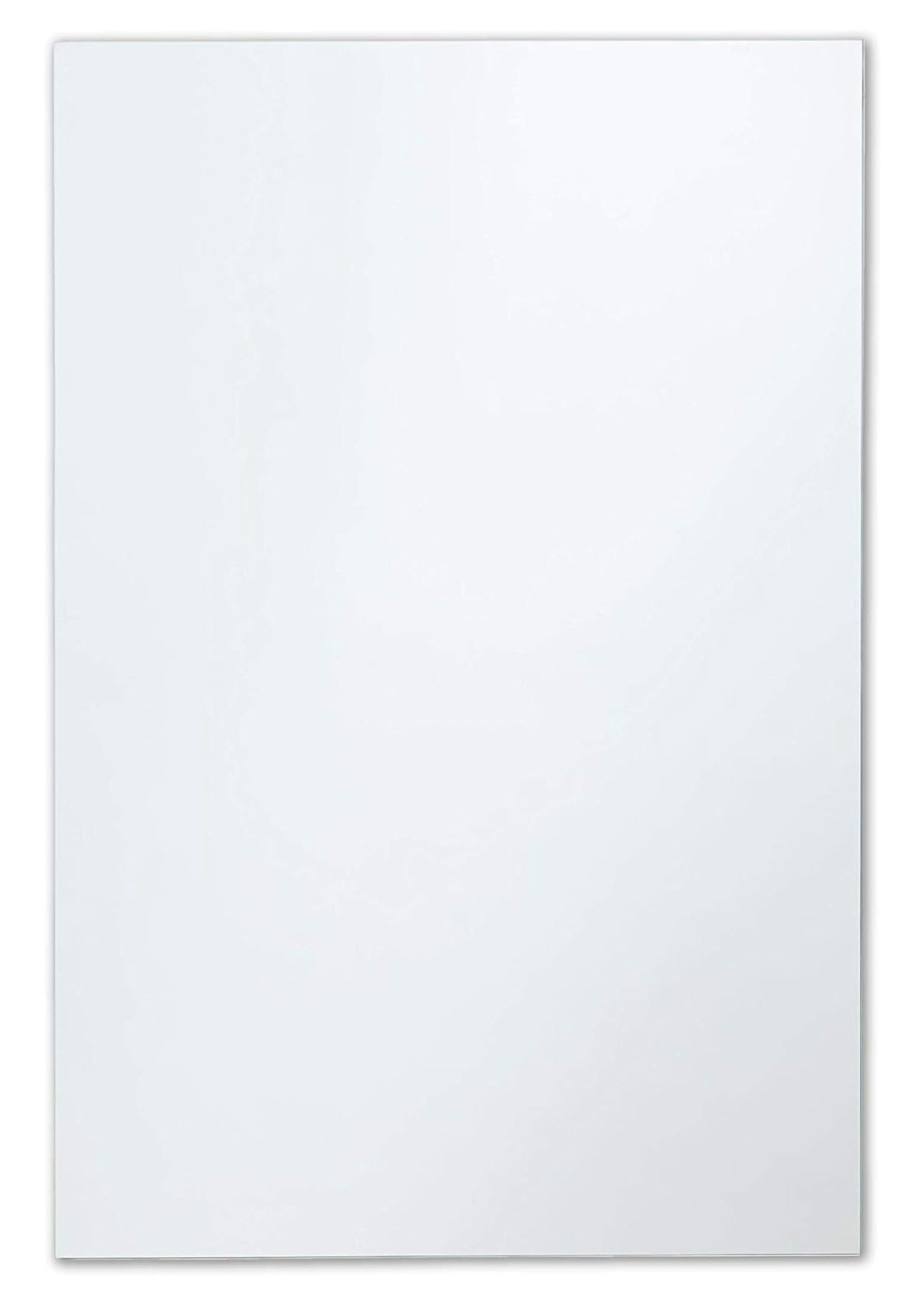 Better Bevel Frameless Rectangle Mirror, 16" x 24" Bathroom Wall Mirror ...
