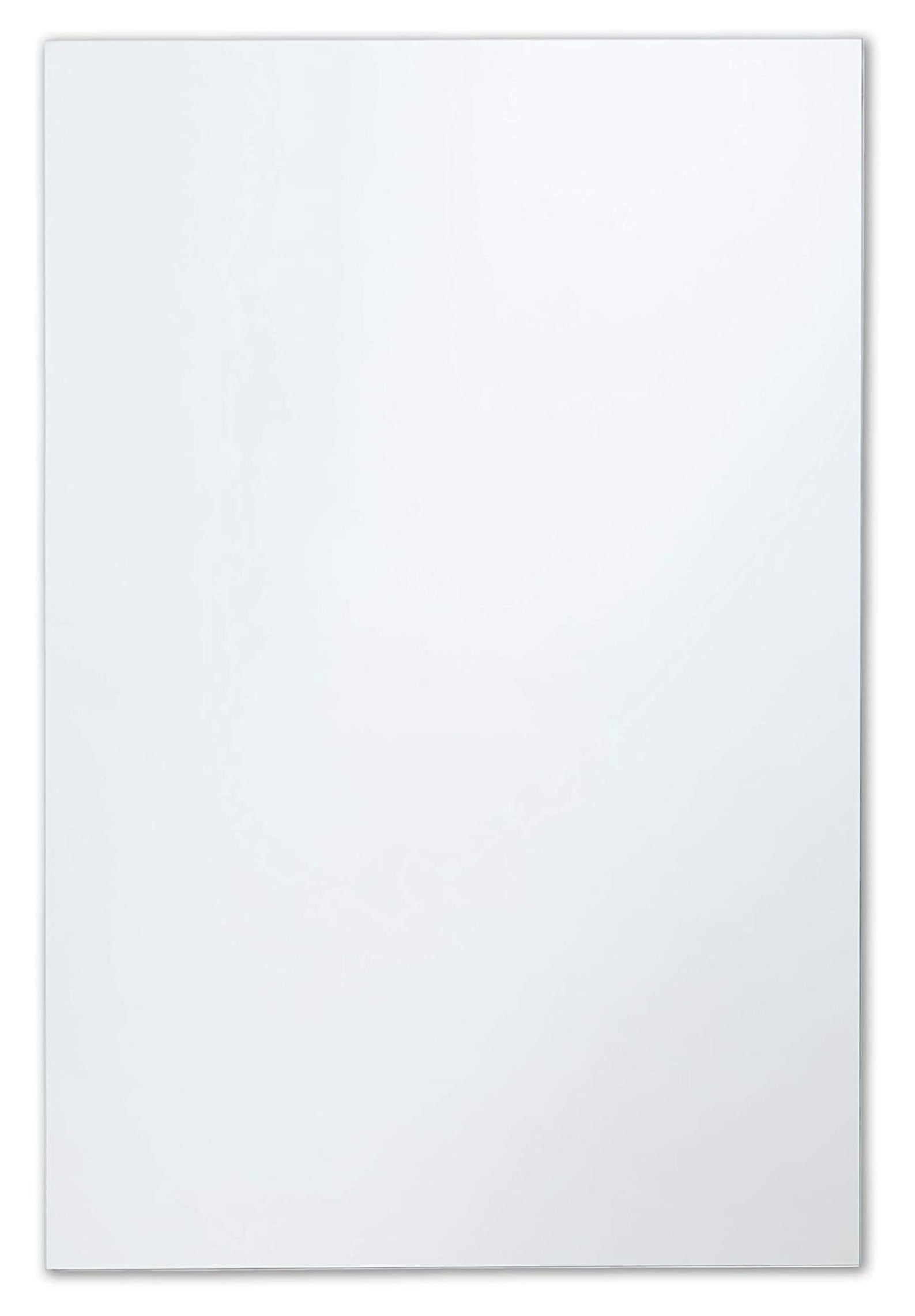 Better Bevel Frameless Rectangle Mirror, 20" x 30" Bathroom Wall Mirror ...