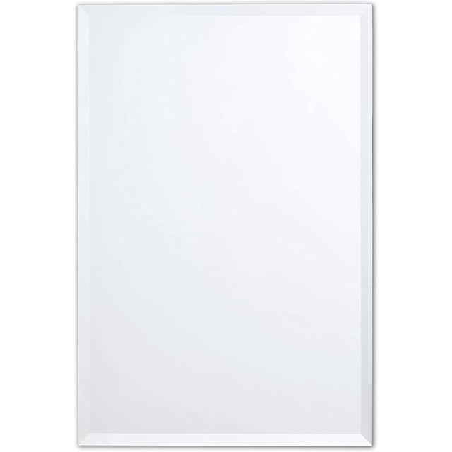 Better Bevel Frameless Rectangle Mirror | 24" x 30" Bathroom Wall ...