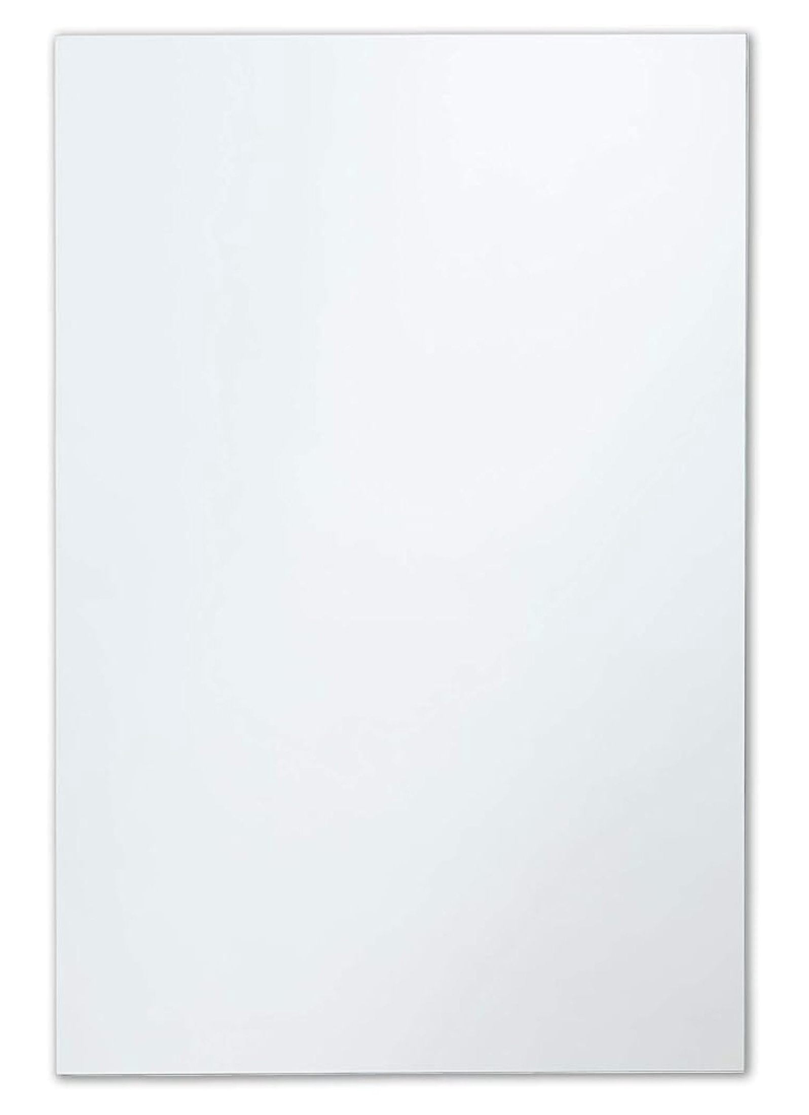 Better Bevel Frameless Rectangle Mirror, 30" x 36" Bathroom Wall Mirror ...