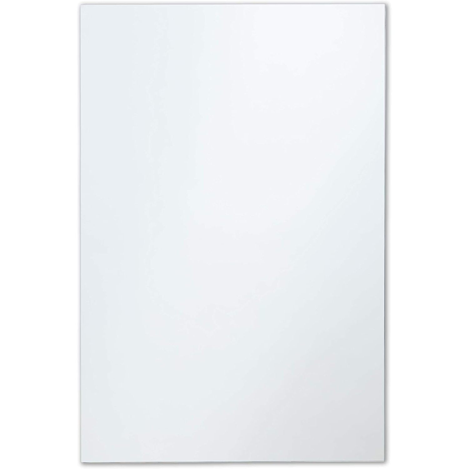 Better Bevel Frameless Rectangle Mirror, 30" x 36" Bathroom Wall Mirror ...