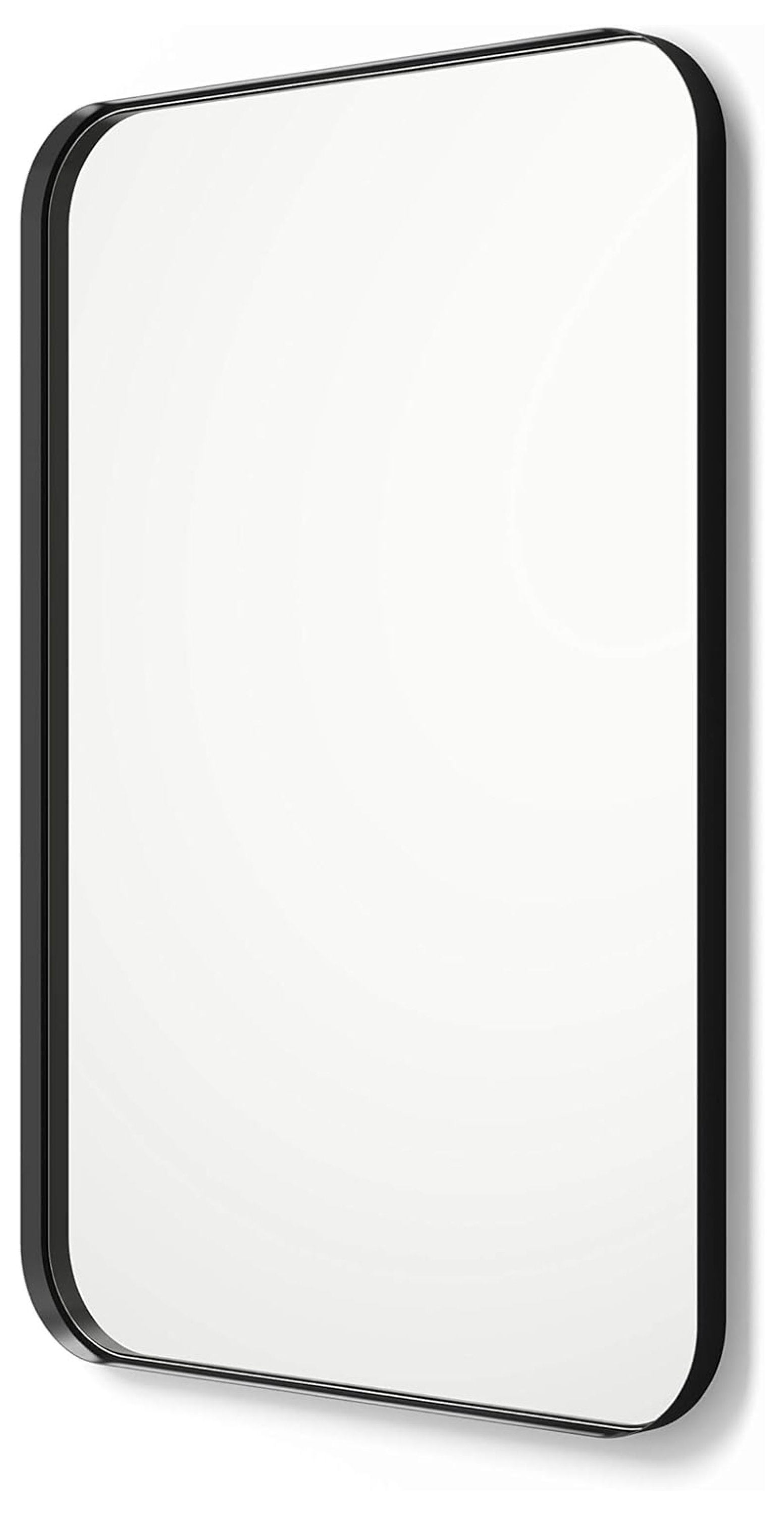 Better Bevel Wall Mirror | Bathroom Vanity Mirror | Black Metal Frame ...