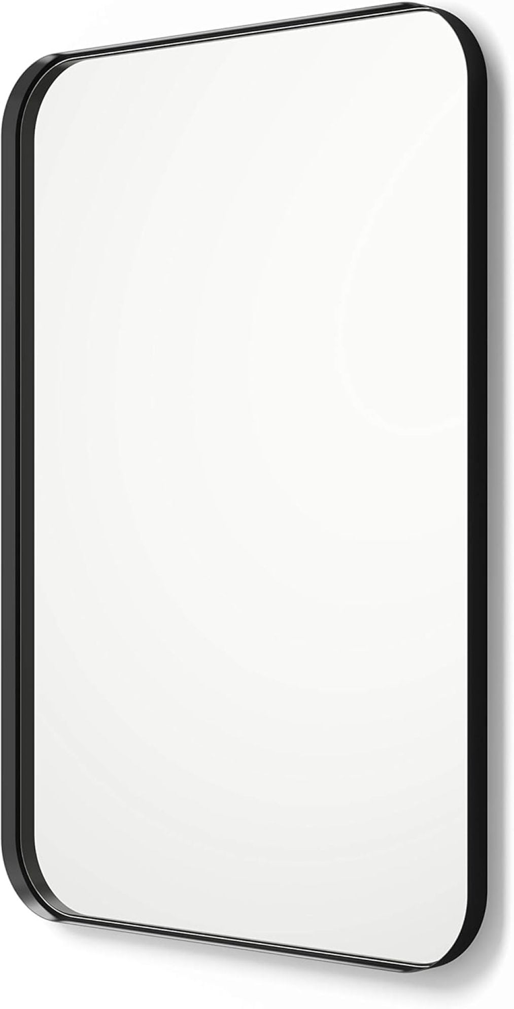 Better Bevel Wall Mirror | Bathroom Vanity Mirror | Black Metal Frame ...