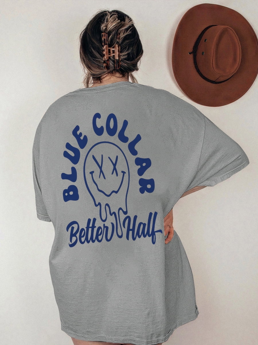 Better Blue Collar T-Shirt - Walmart.com