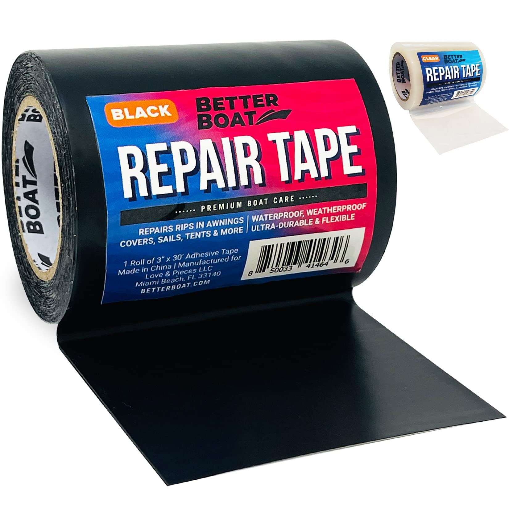 Better Boat Fabric Better Boat Repair Tape for Boat Covers, Canvas ...