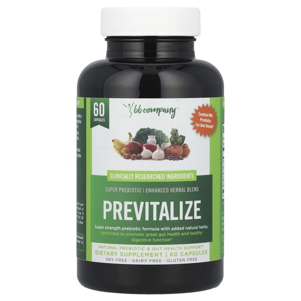 BB Company Previtalize, 60 Capsules - Walmart Business Supplies