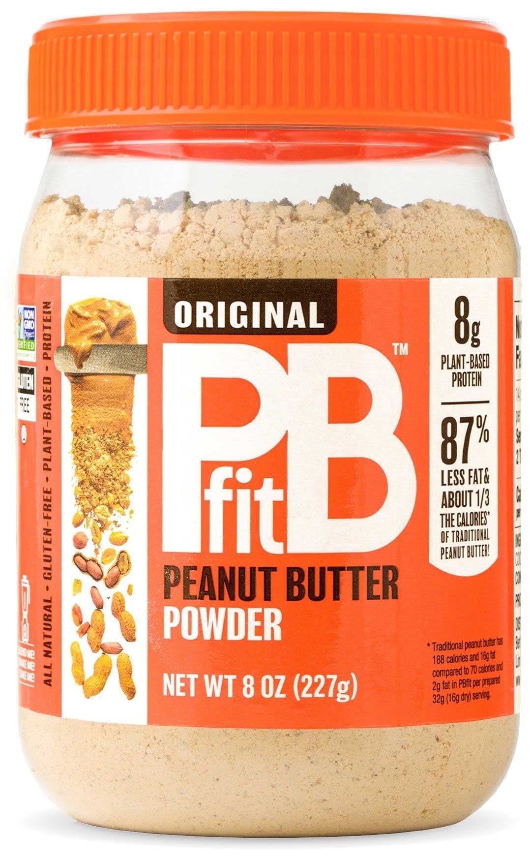 Better Body Foods Non-GMO PB Fit Peanut Butter Powder - 8 oz Pack of 2 ...