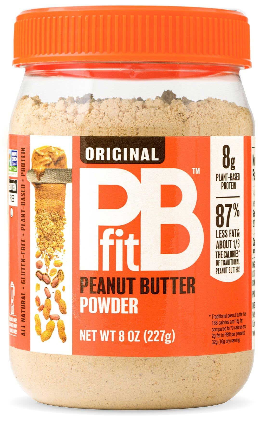 Better Body Foods Non-GMO PB Fit Peanut Butter Powder - 8 oz Pack of 4 ...