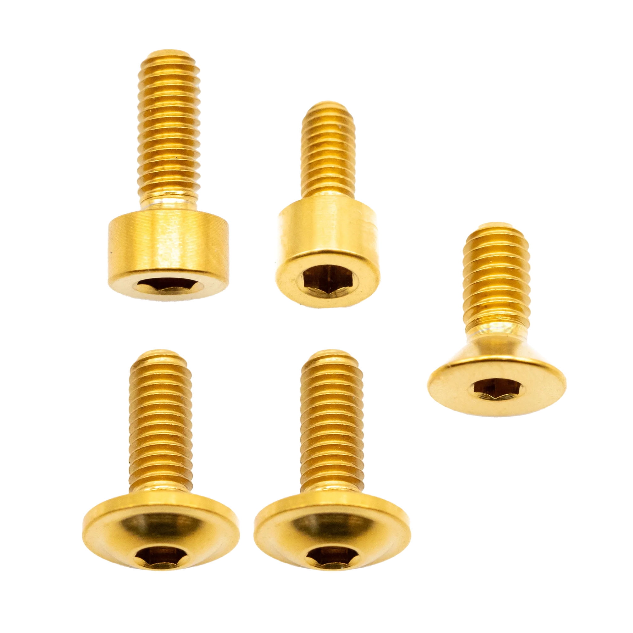 Better Bolts Fox 34 Fork Ti Bolt Kit, Grip/Rhythm, Gold, 5/Count ...
