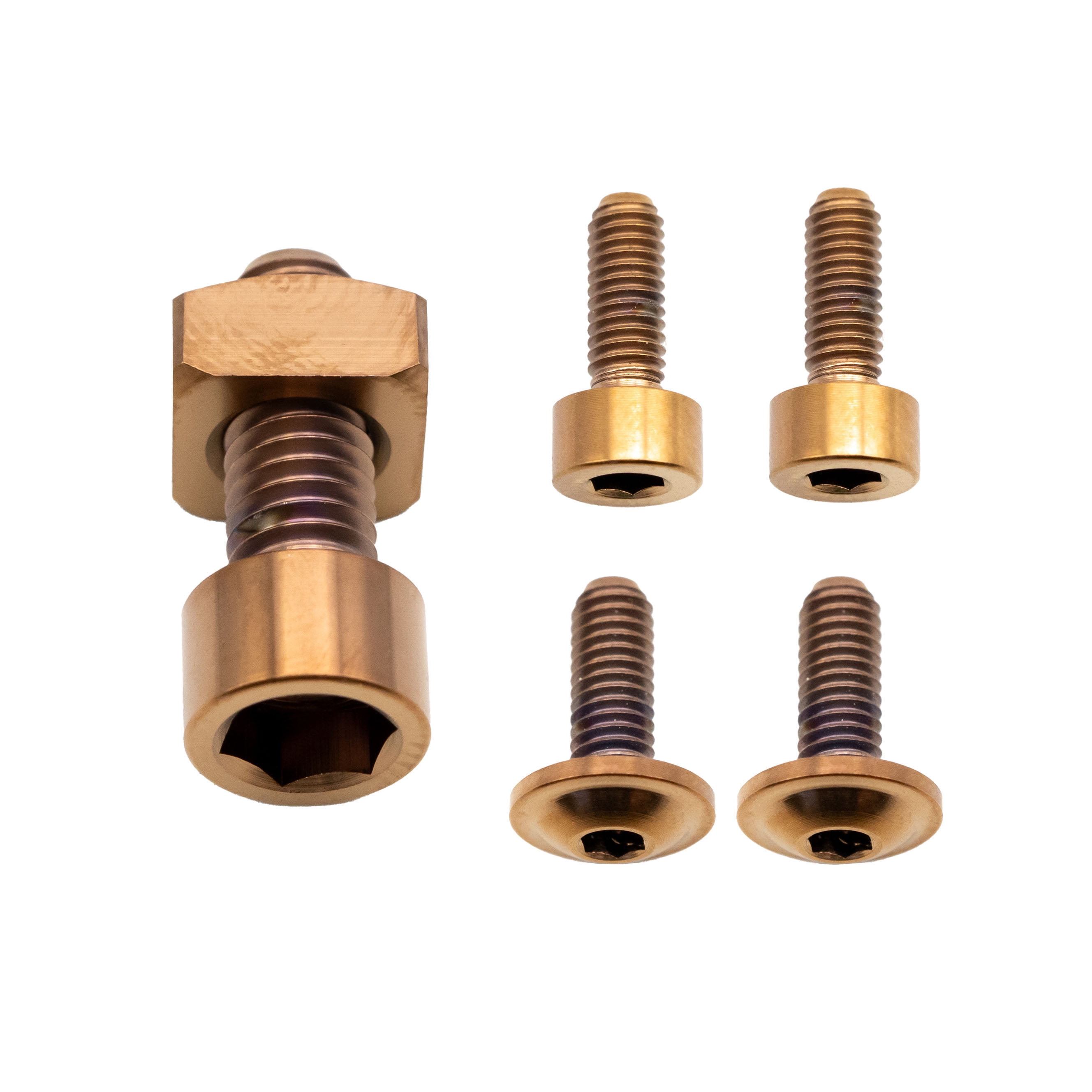 Better Bolts Fox 36 Fork Ti Bolt Kit, 2021-2025 Fit4, Copper, 6/Ct ...