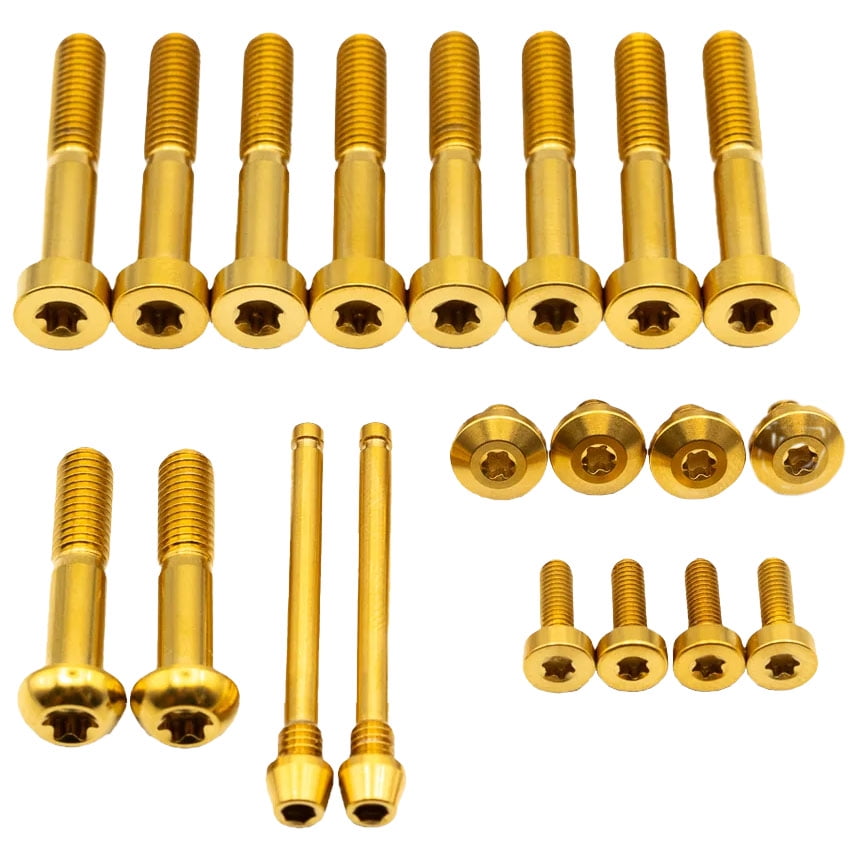 Better Bolts SRAM Maven Ti Brake Bolt Kit, BRZ, Gold, 20/Count ...