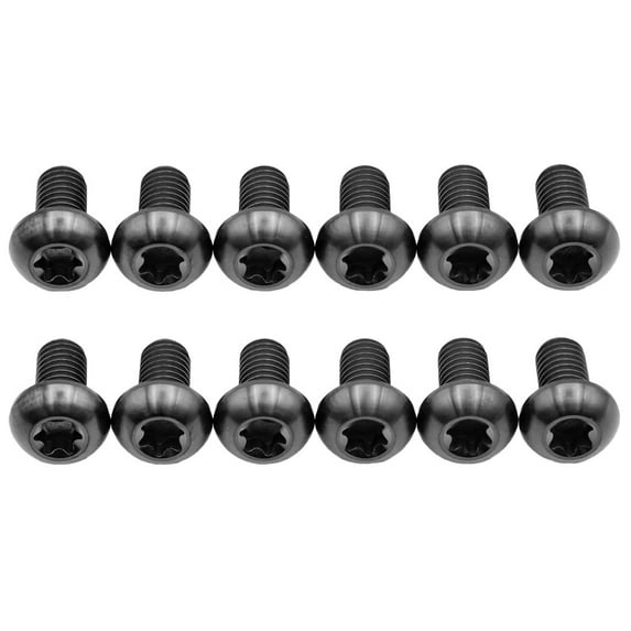 Better Bolts Titanium Buttonhead Rotor Bolt Kit, Black, 12/Count ...
