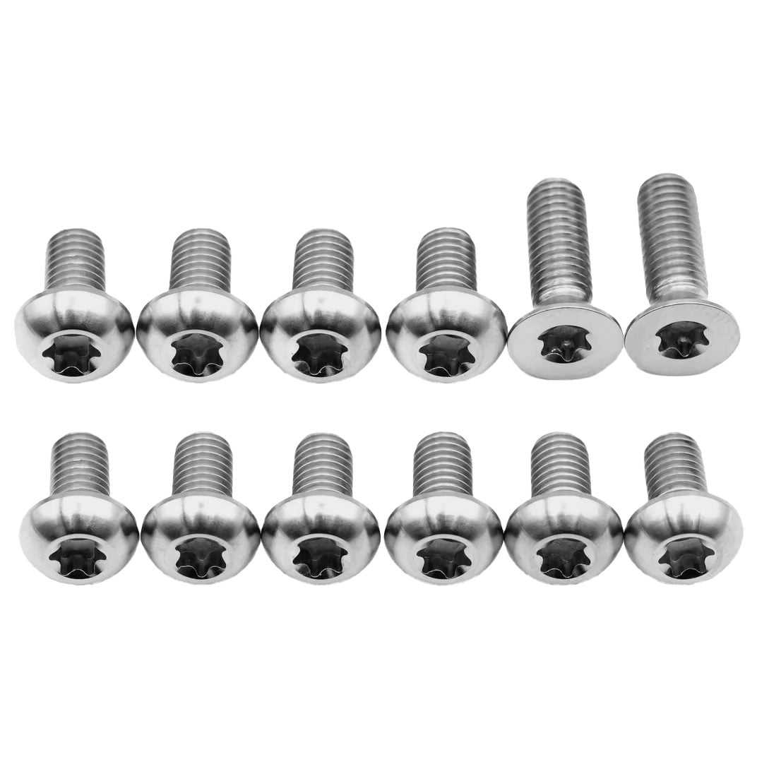 Better Bolts Titanium Sensor Rotor Bolt Kit, Silver, 12/Count - Walmart.com