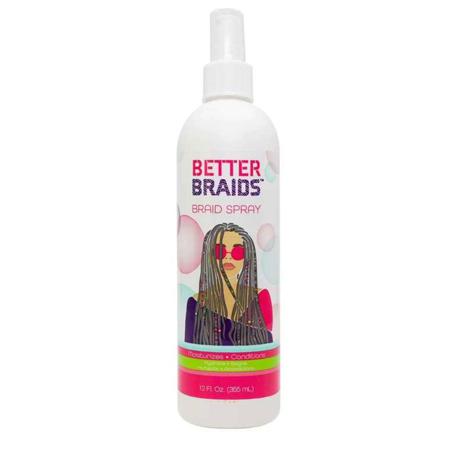 Better Braids Braid Spray, 12 Oz.,Pack of 6 - Walmart.com