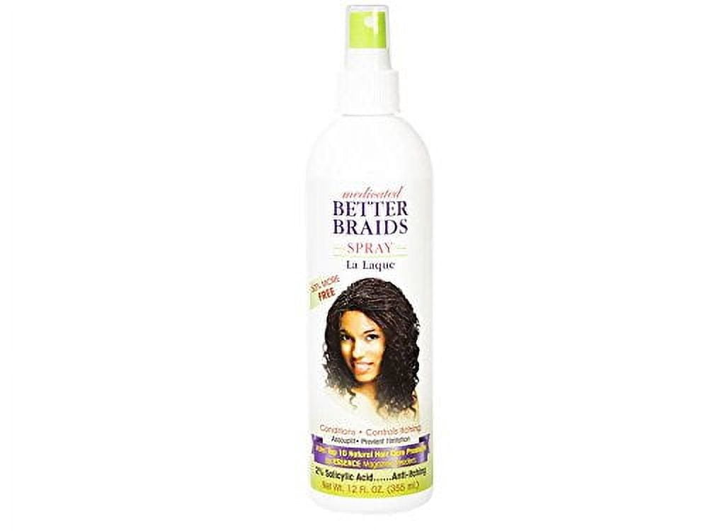 Better Braids Medicated Braid Hair Spray, 12 Oz - Walmart.com