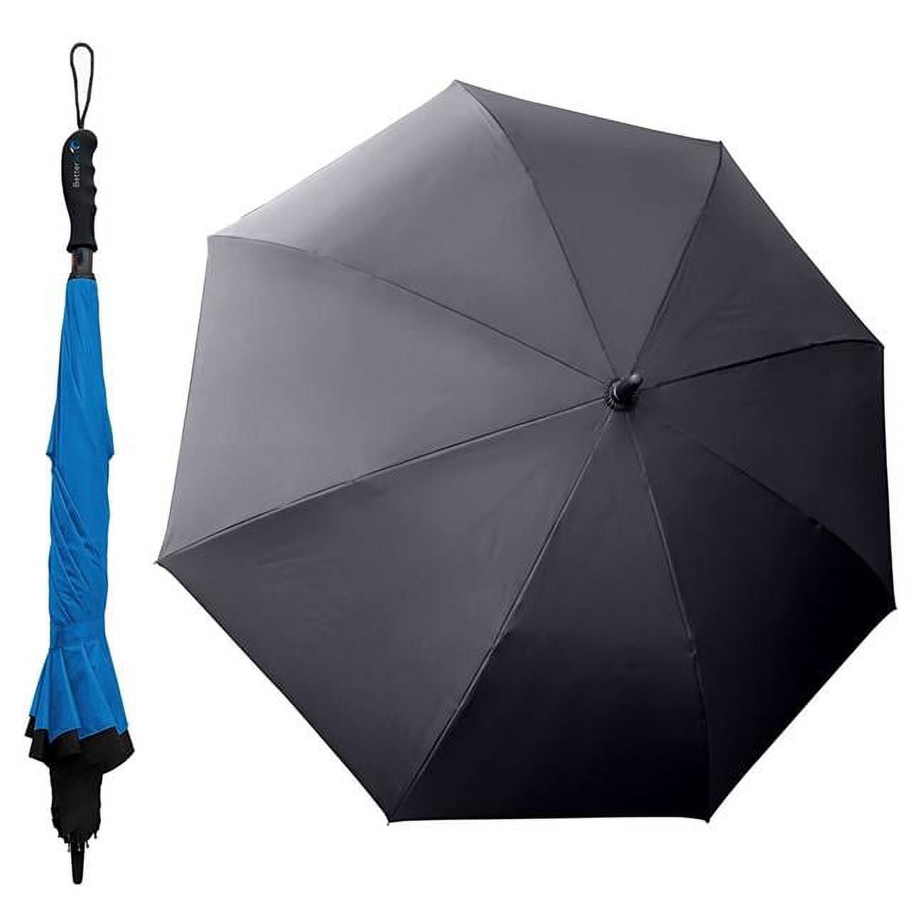Better Brella Wind-Proof Reverse Open Upside Down wide Umbrella - Blue ...