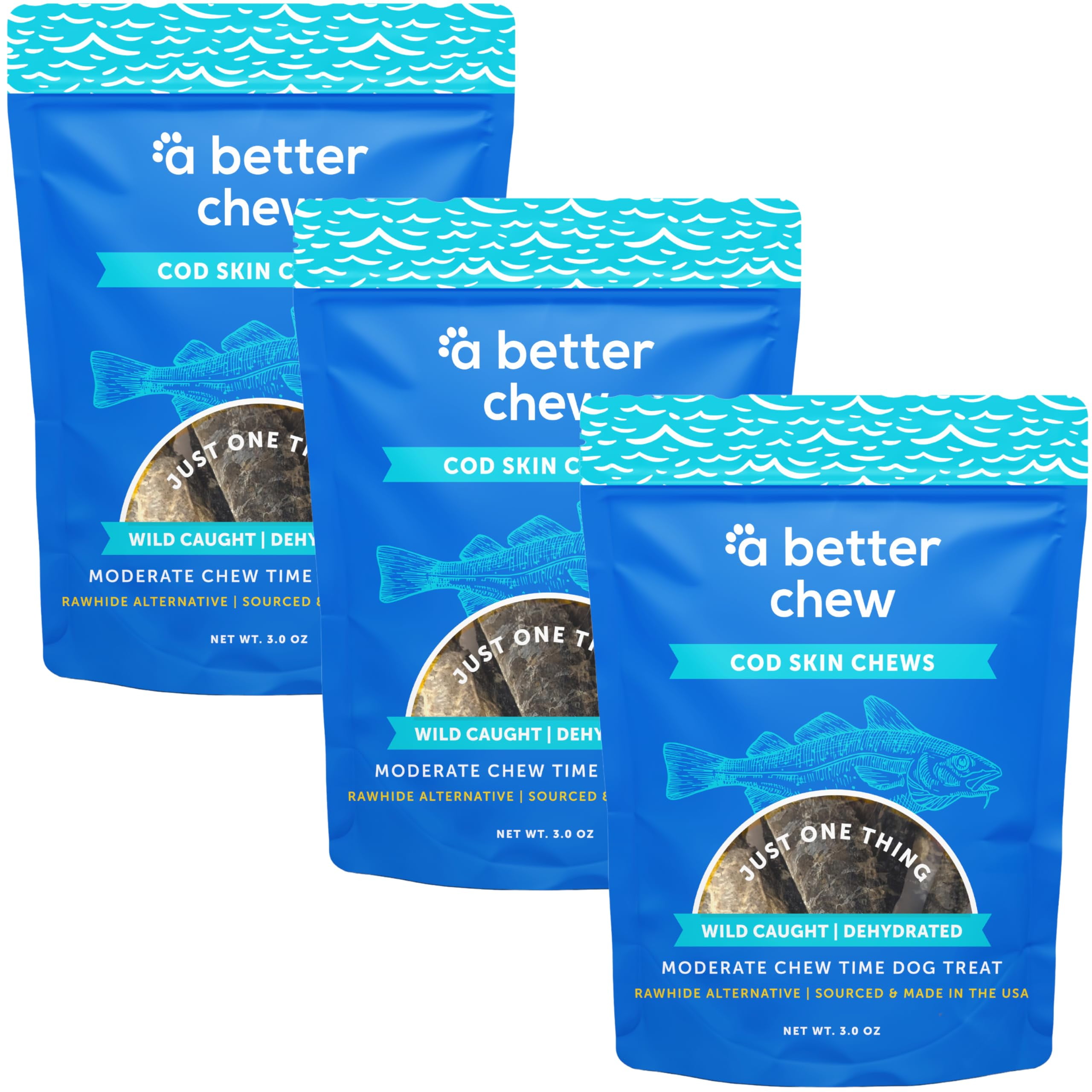 A Better CHEWEGSC - Wild Caught Cod Skin Dog Treats | Sourced and Made ...