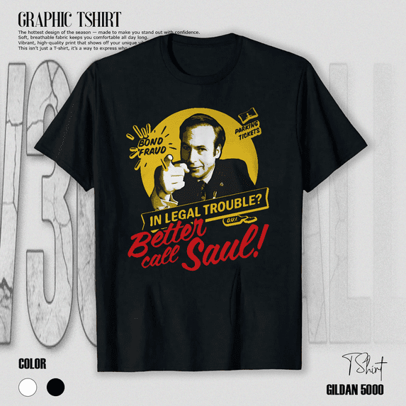 Better Call Saul Breaking Bad Spin-Off TV Lawyer Fan Unisex T-Shirt ...