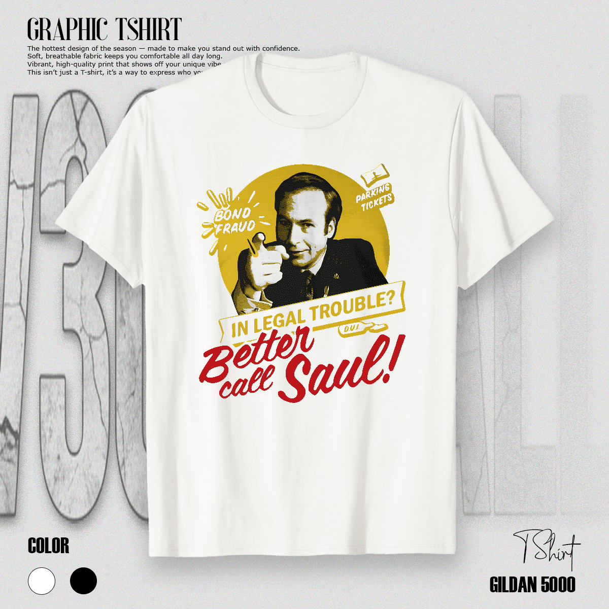 Better Call Saul Breaking Bad Spin-Off TV Lawyer Fan Unisex T-Shirt ...