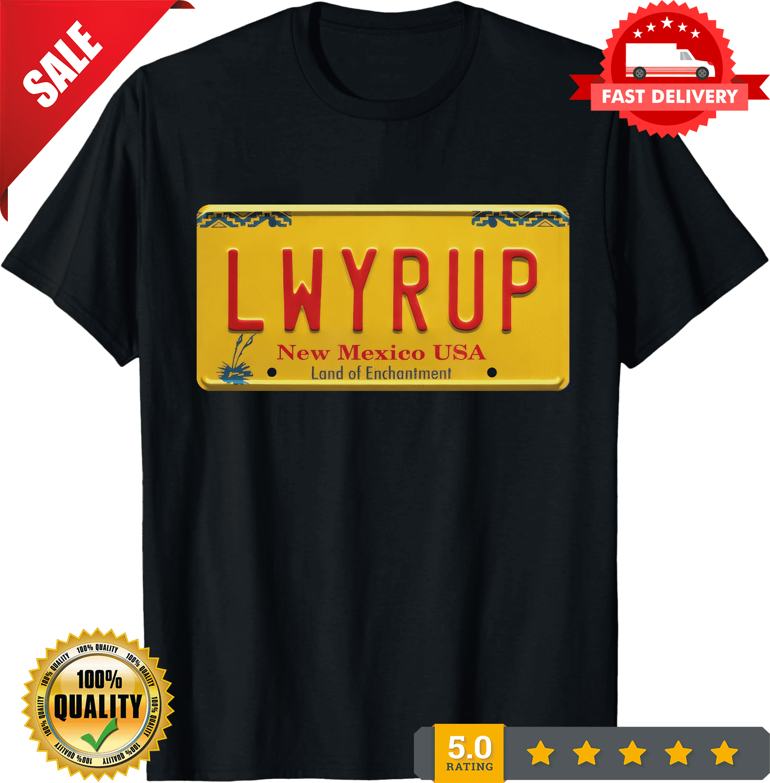 Better Call Saul LWYRUP License Plate Tee, Breaking Bad Fan Shirt, TV ...