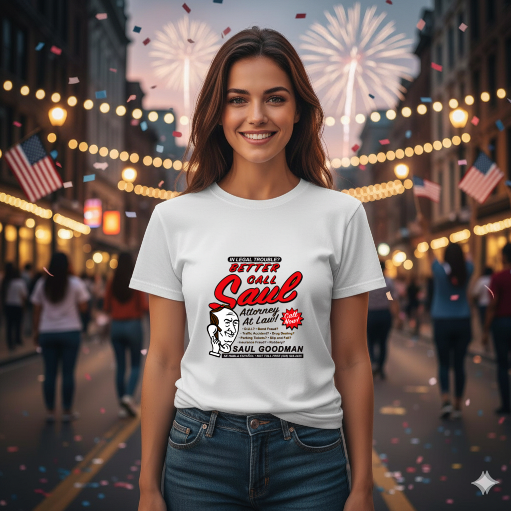 Better Call Saul Newspaper Ad Retro Legal Drama Art Unisex T-Shirt, up ...