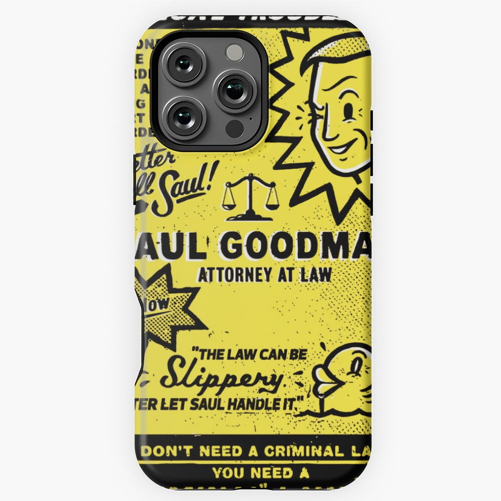 Better Call Saul Yellow TV Show Fan Phone Case for iPhone 16 15 14 13 ...