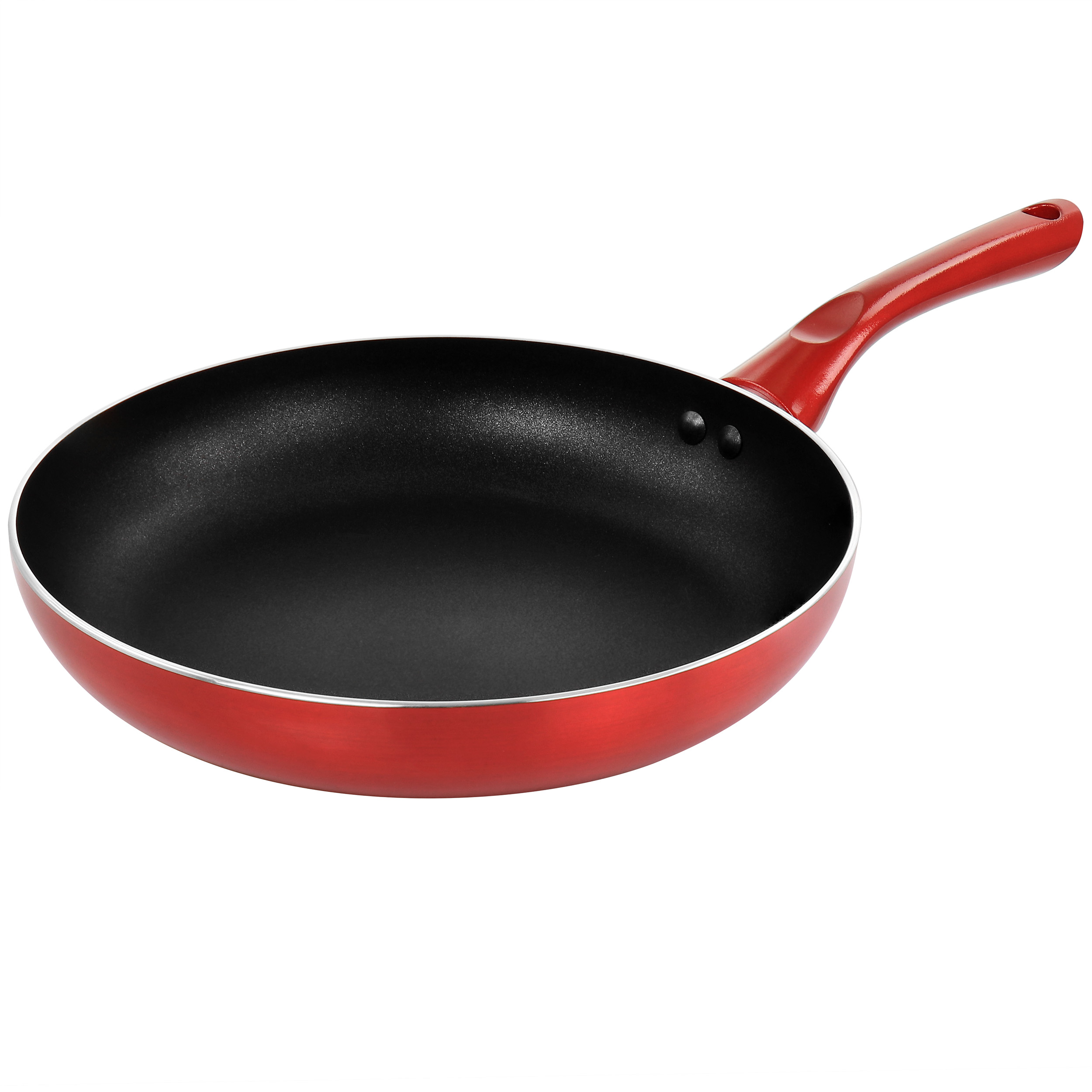 Better Chef 10 in Silver Metallic Non Stick Gourmet Fry Pan in Red ...