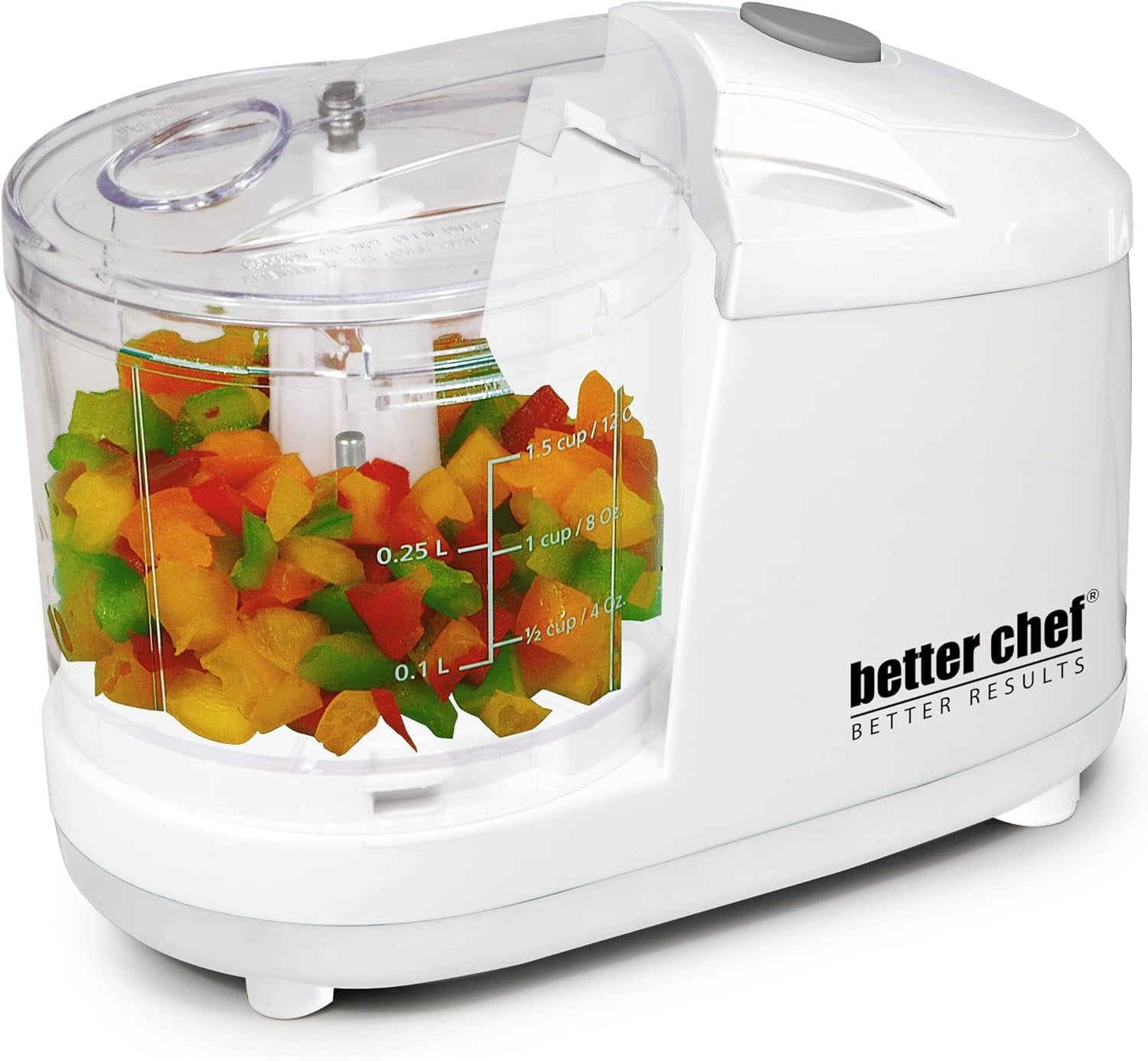 Better Chef 12 Ounce Compact Chopper in White - Walmart.com
