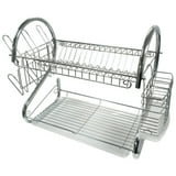 Better Chef, Dish Rack, 22" 2-Level Chrome-Plated S-Shaped - Walmart.com