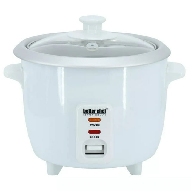 Better Chef 3 Cup Automatic Rice Cooker in White - Walmart.com