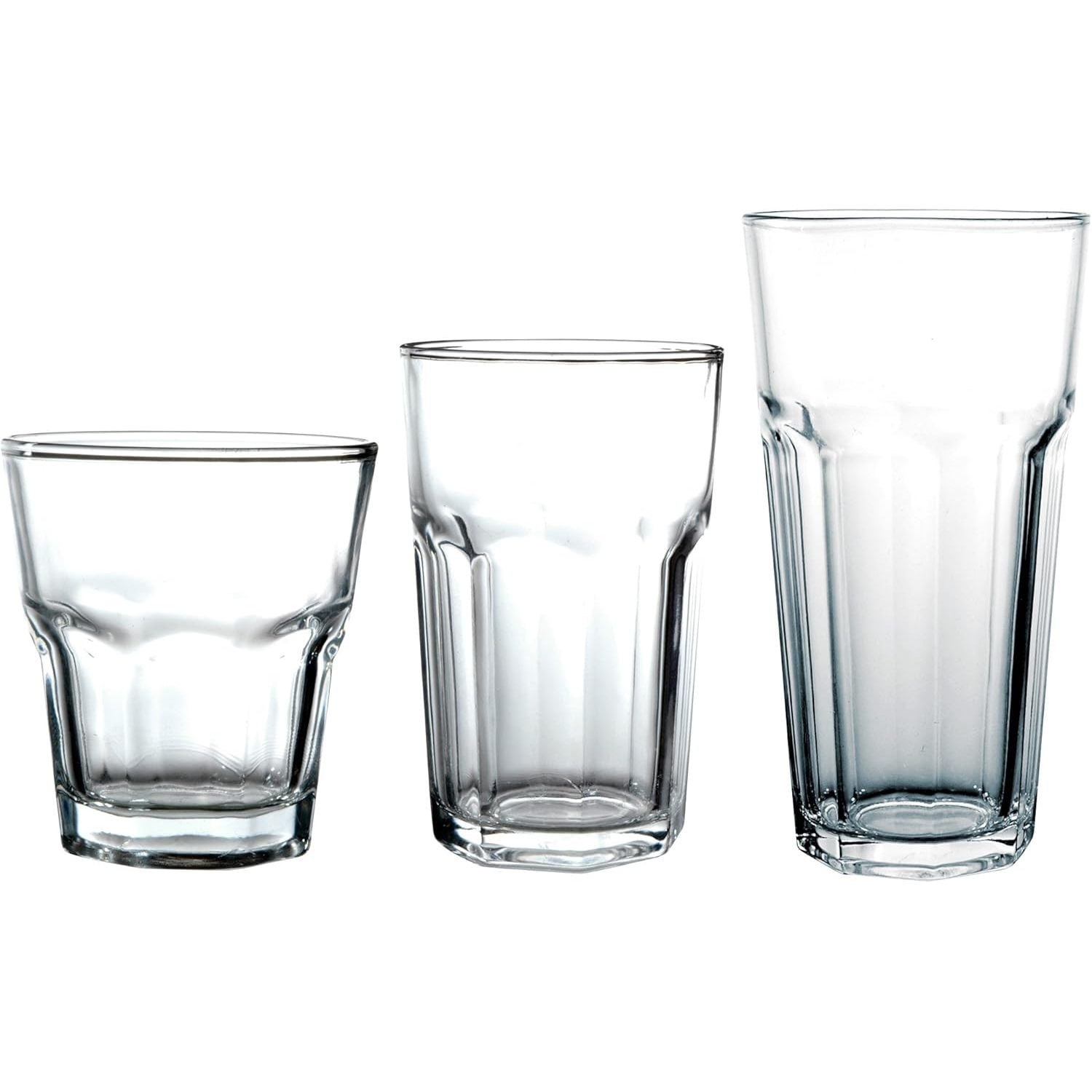 Better Chef GL-18 Glassware Set, 3 sizes, Clear - Walmart.com